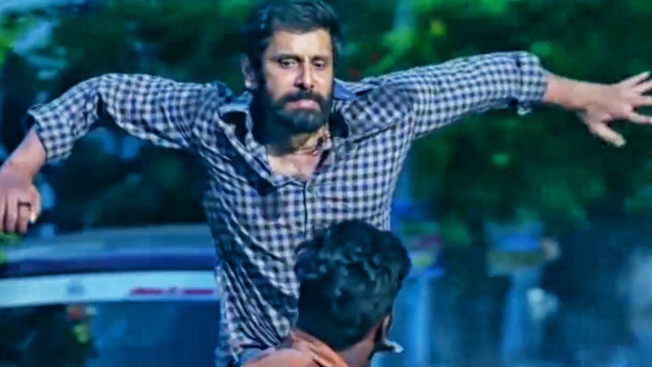 Vikram ने एक मुक्के में गुंडों की हवा टाइट कर दी | Vikram Action Scene ...