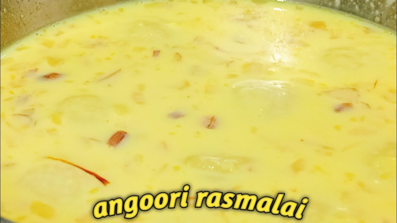 अंगूरी रसमलाई बनाने का आसान तरीका // rasmalai recipe // anguri rasmalai ...