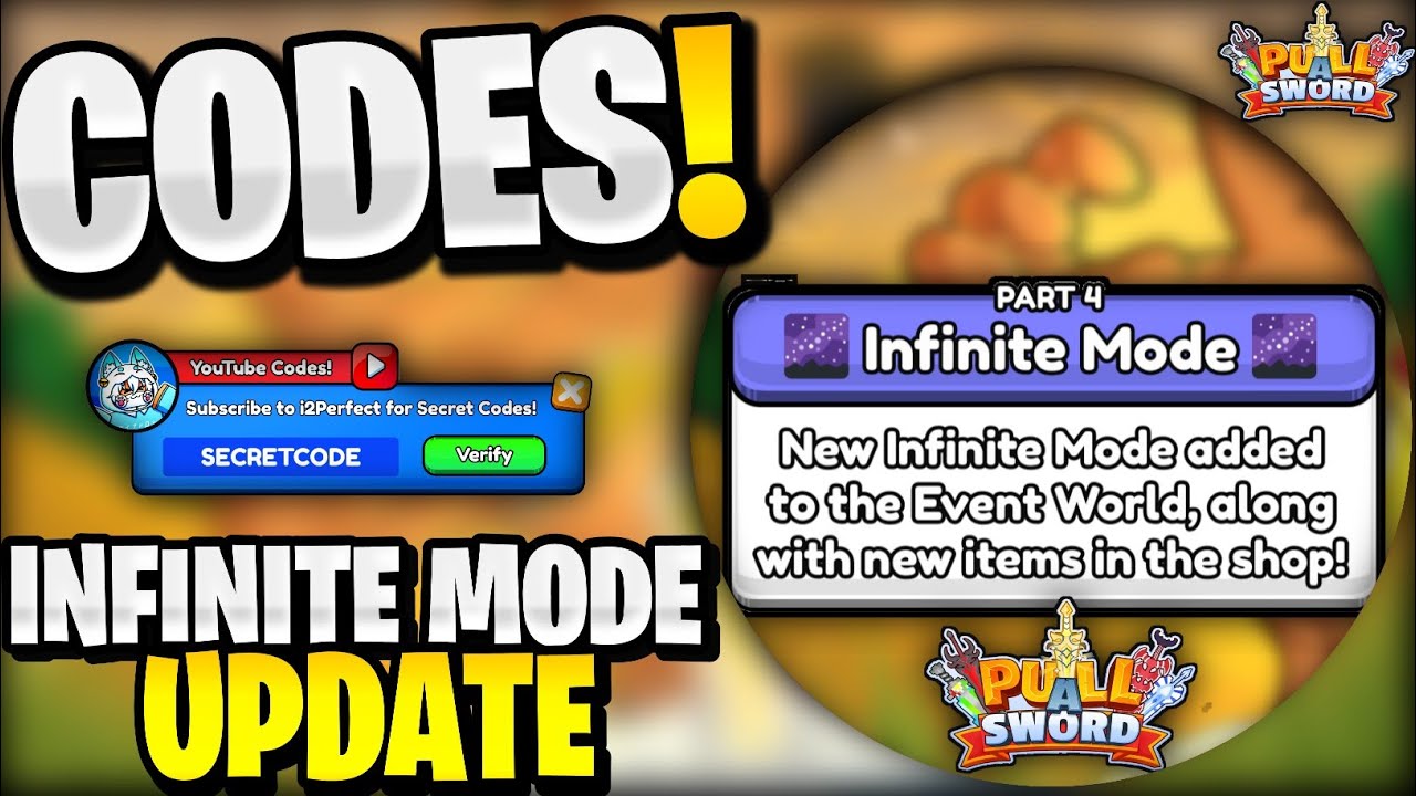 🔥*NEW* All Working INFINITE MODE UPDATE CODES FOR PULL A SWORD! ROBLOX PULL A SWORD CODES - YouTube