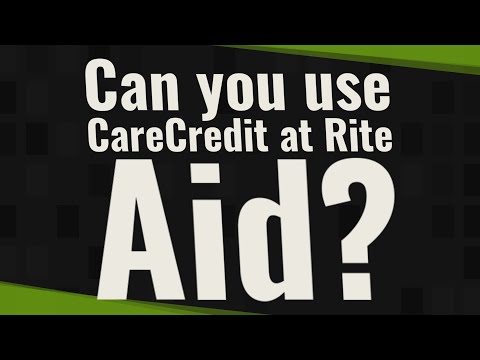 How To Use Care Credit At Rite Aid