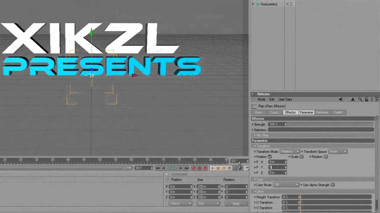 Cinema 4d Thrausi Text Tutorial - YouTube