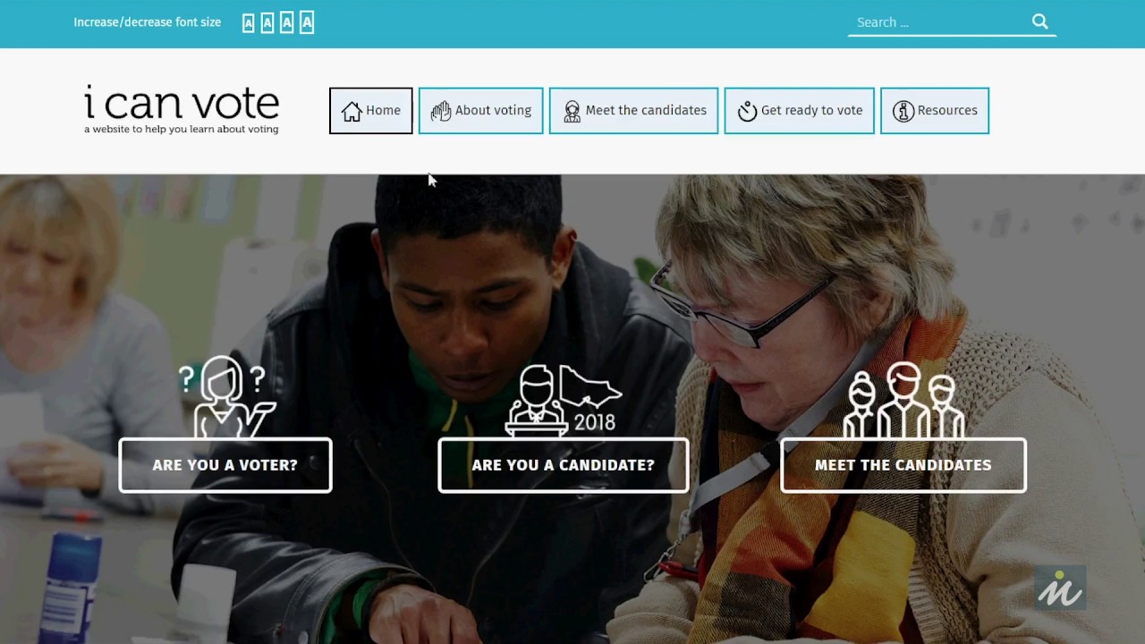 How to use the I Can Vote website - YouTube