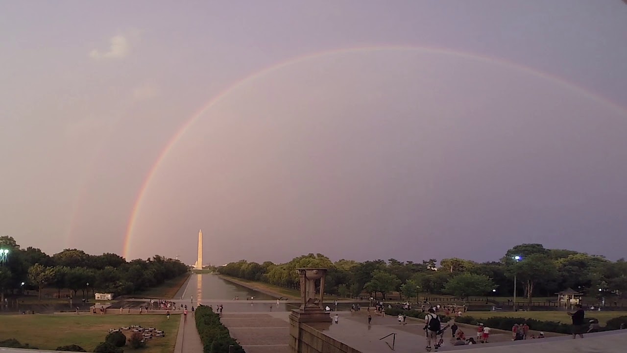 Rainbow over D.C. - YouTube