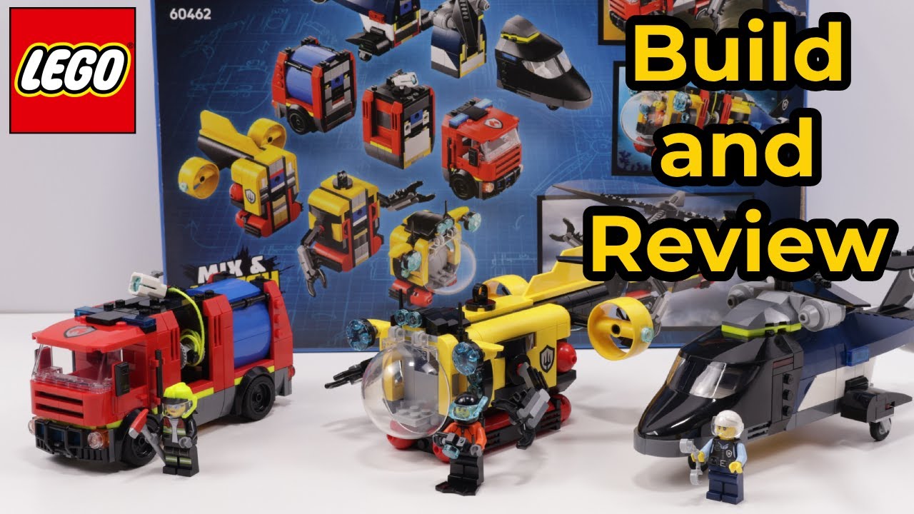 This LEGO Set Combines 3 Rescue Vehicles Into One Amazing Build - YouTube