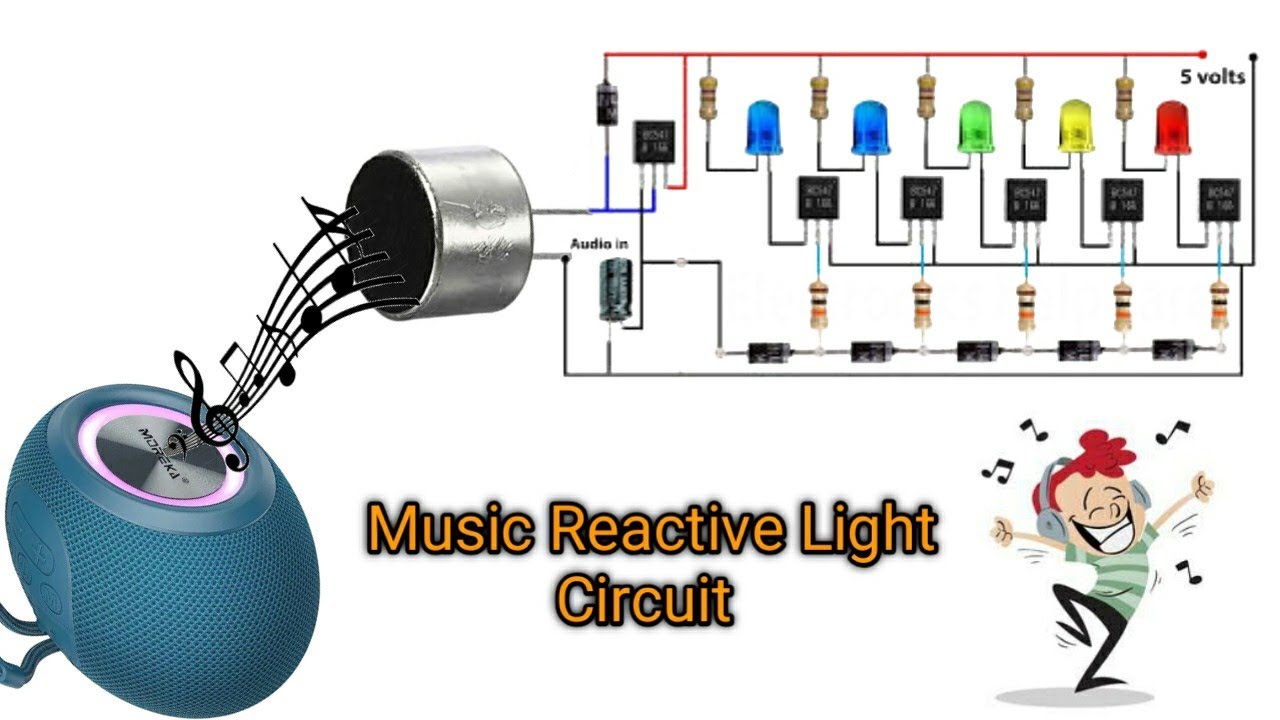 Music Reactive Light Circuit @crazymrare - YouTube