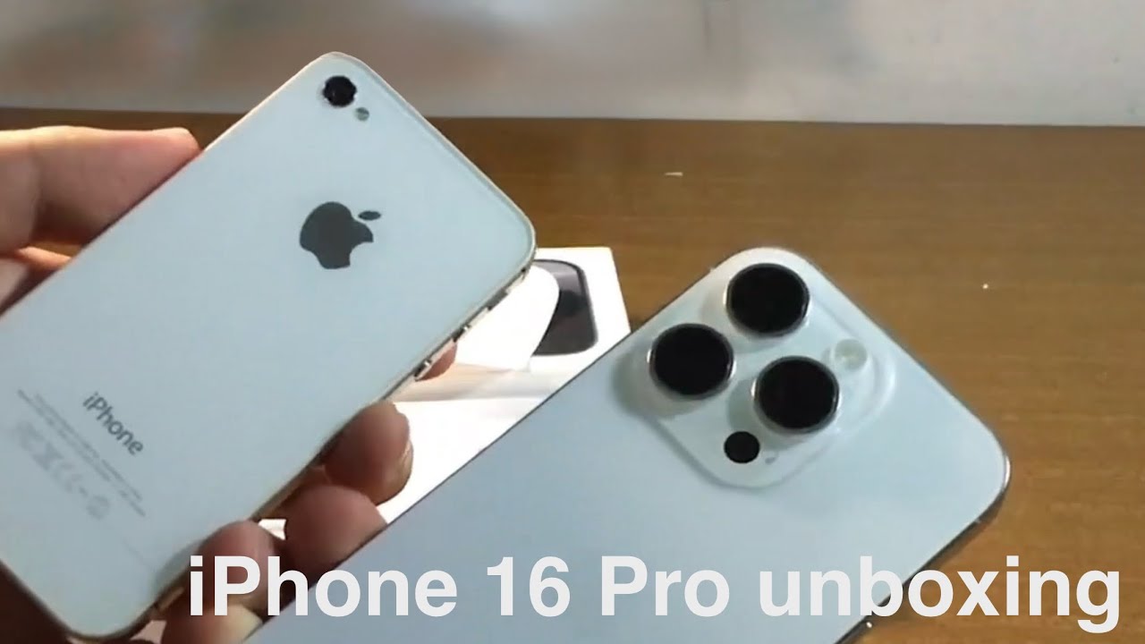 Experience iPhone 16 pro unboxing - YouTube