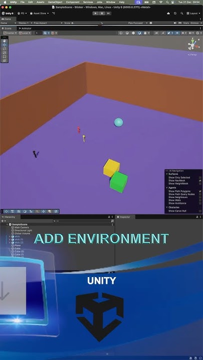 How To Create Environment in Unity #shorts #gameshorttutorial - YouTube