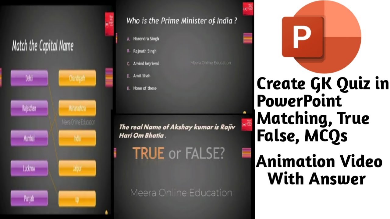 Quiz animation video in PowerPoint! Quiz animation in PowerPoint ...