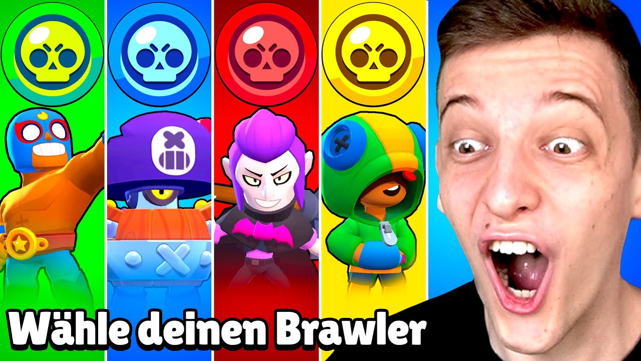 GEWINNE einen ZUFÄLLIGEN BRAWLER, WENN...😱 mit Lukas Brawl Stars - YouTube