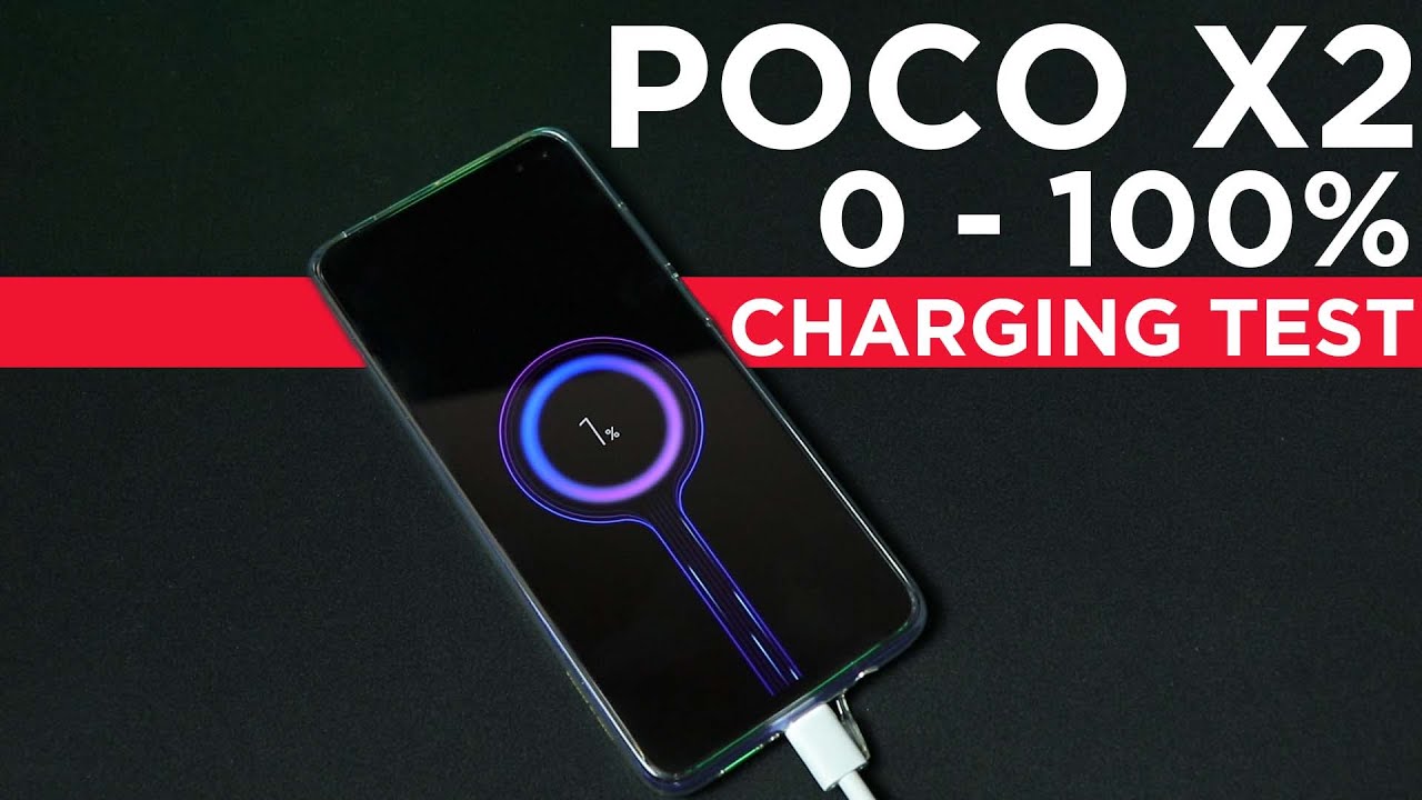 Poco X2 Charging Test | 0 - 100 %🔋 | 27 Watt Charger | Full charge in ...