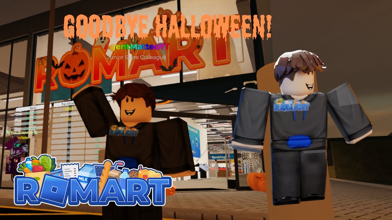 [Day 15] Last day of halloween on RoMart (Roblox) (Store colleague ...