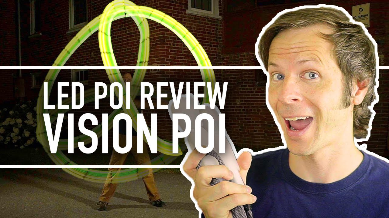 LED Poi Review: Spin 9 Vision Poi from Flowtoys - YouTube