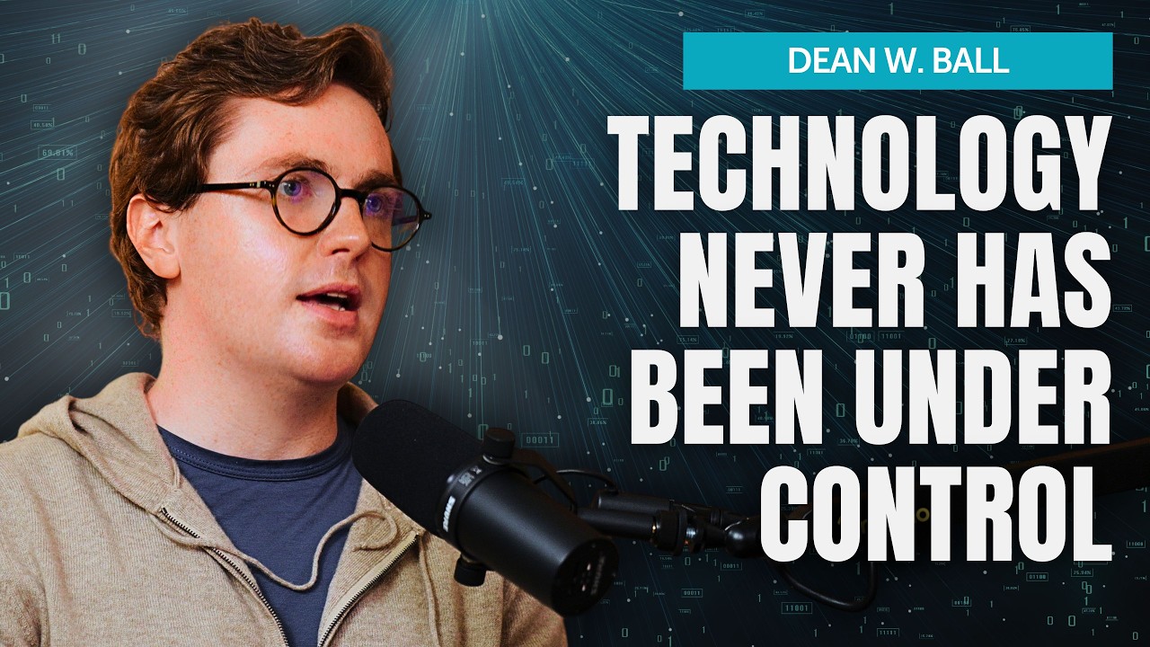 How The AI Fight Will Play Out | Dean Ball, author of America's AI plan ...