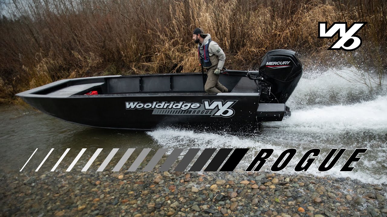 Meet the Rogue! An 18' HDPE plastic boat from Wooldridge Boats. - YouTube
