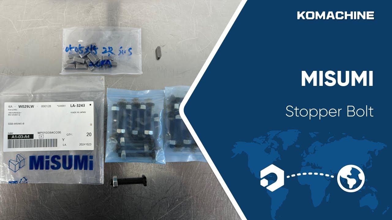 MISUMI / Stopper Bolt (SSB-M6X40-B) / INV-05497 - YouTube