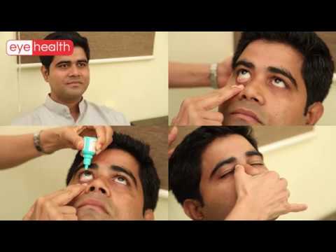 मराठी - How to Instill Eye Drops? - YouTube