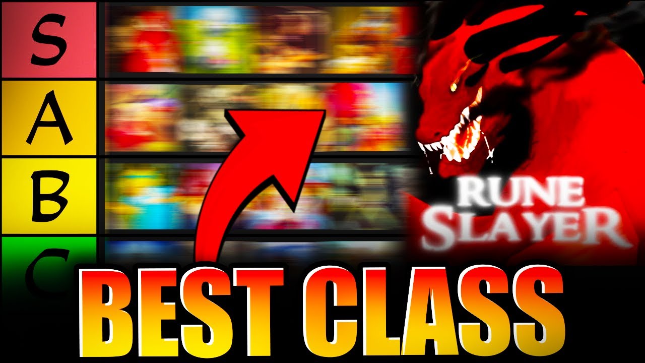 Rune Slayer Race Tier List - ROBLOX - YouTube
