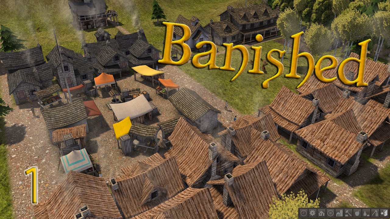 Banished - S1 E1 - Starting a New Game - YouTube