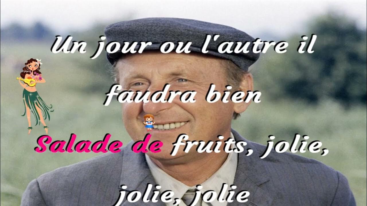 BOURVIL Salade de fruits - YouTube