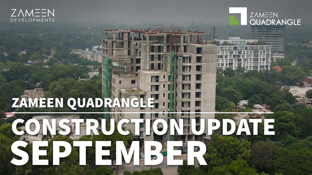 Zameen Quadrangle Construction Update – September 2024 - YouTube
