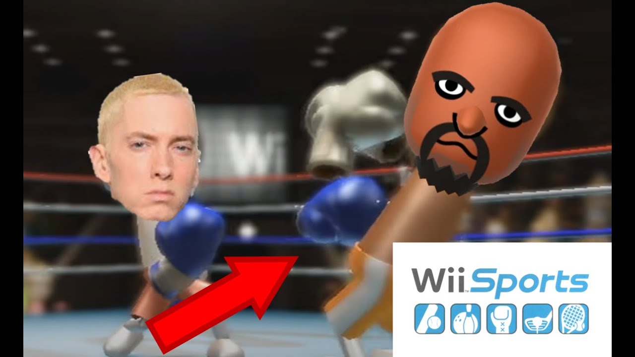 Eminem Without me BUT Wii Sports Boxing results! - YouTube
