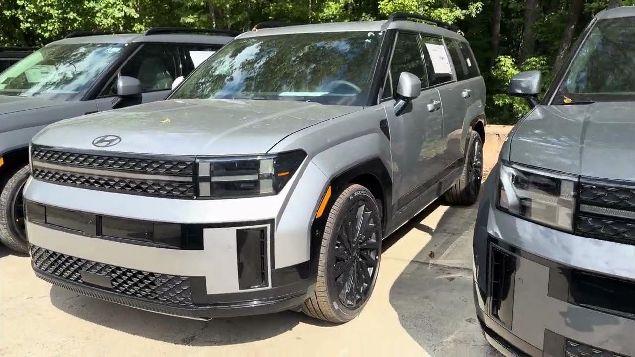 Grayscale: Hyundai Santa Fe (Hampton Gray, Ecotronic Gray Matte, Shimmering Silver, Ecotronic ...