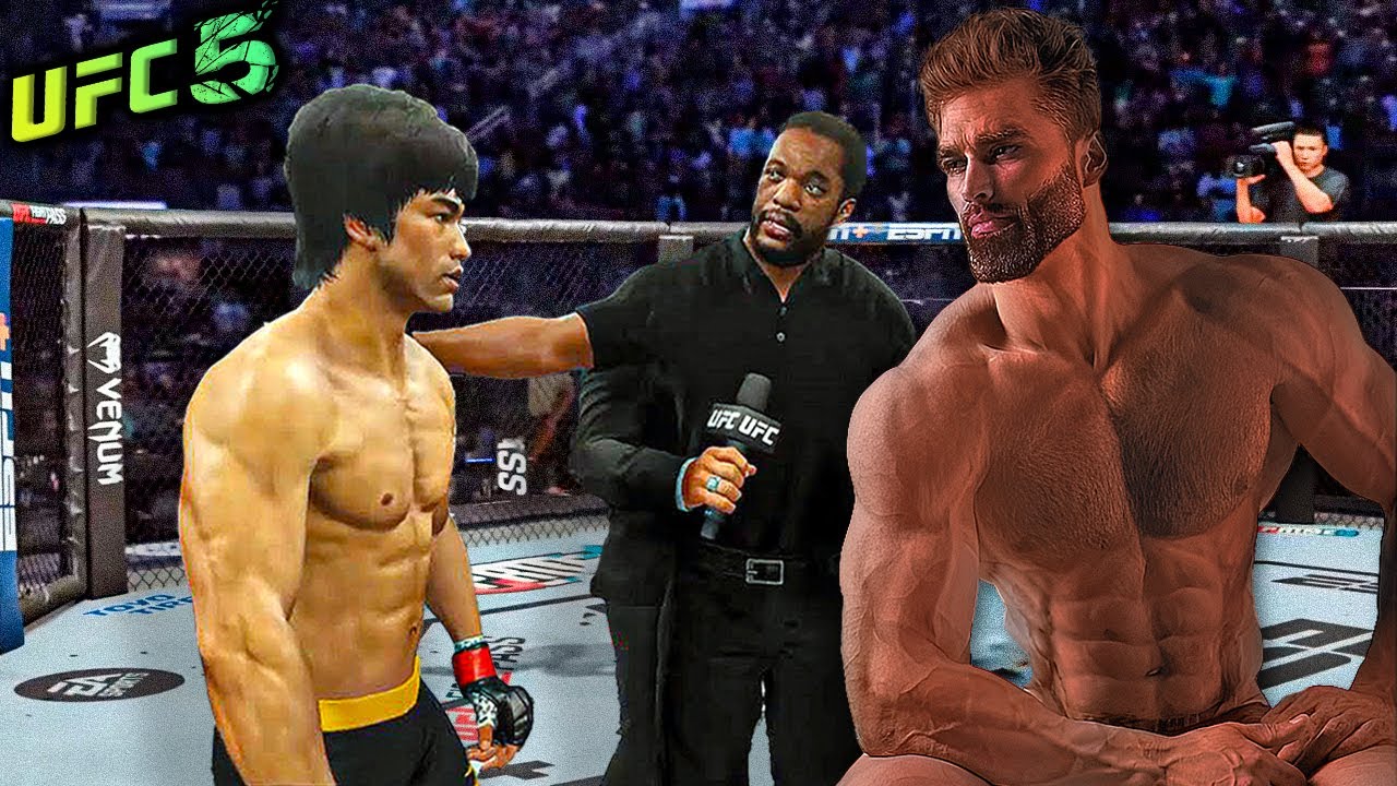 Gigachad vs. Bruce Lee (EA sports UFC 5) - Rematch - YouTube