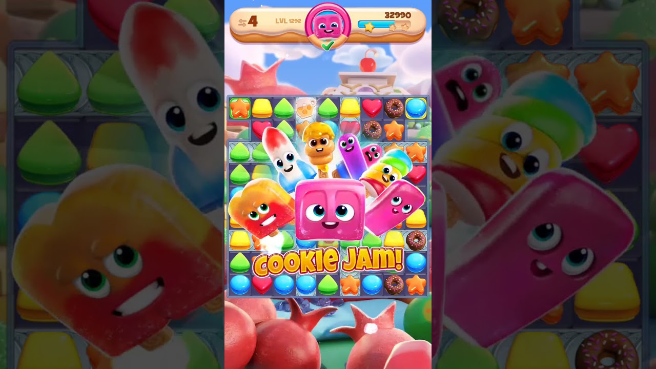 Cookie Jam Blast Game Play Walkthrough Levels 1291-1300 - YouTube