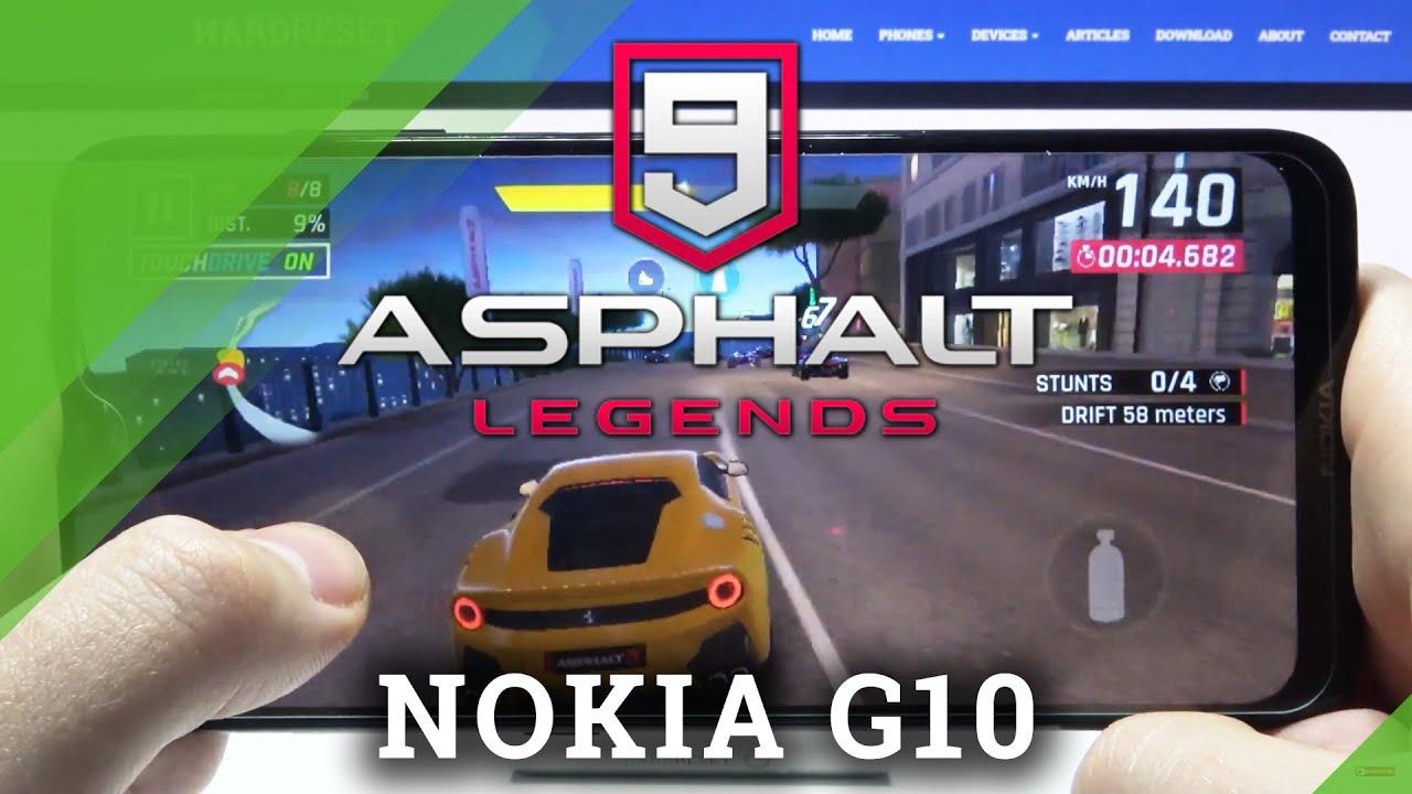 Asphalt 9 NOKIA G10 Gameplay - FPS Review / Game Test - YouTube