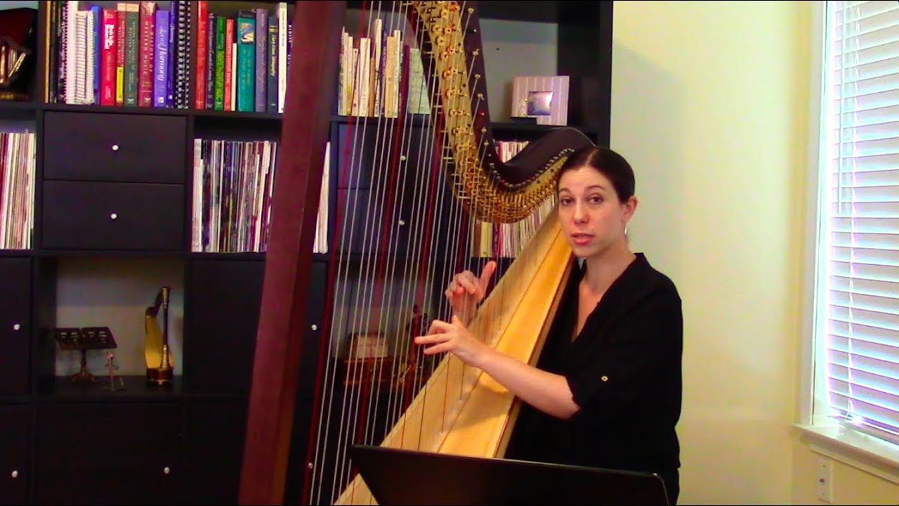 Harp Technique Through Repertoire: Descending Arpeggios - YouTube