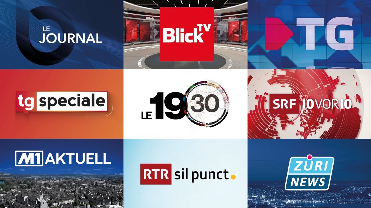 Swiss TV News Intros 2020 / Openings Compilation (HD) - YouTube