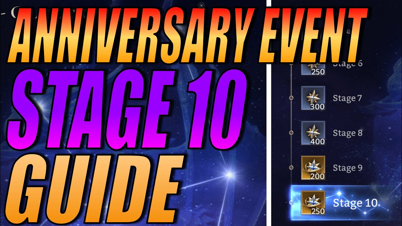 Anniv Event Stage 10 Guide I Watcher of Realms - YouTube