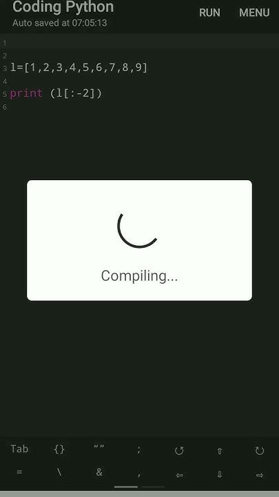 Negative slicing in python - YouTube