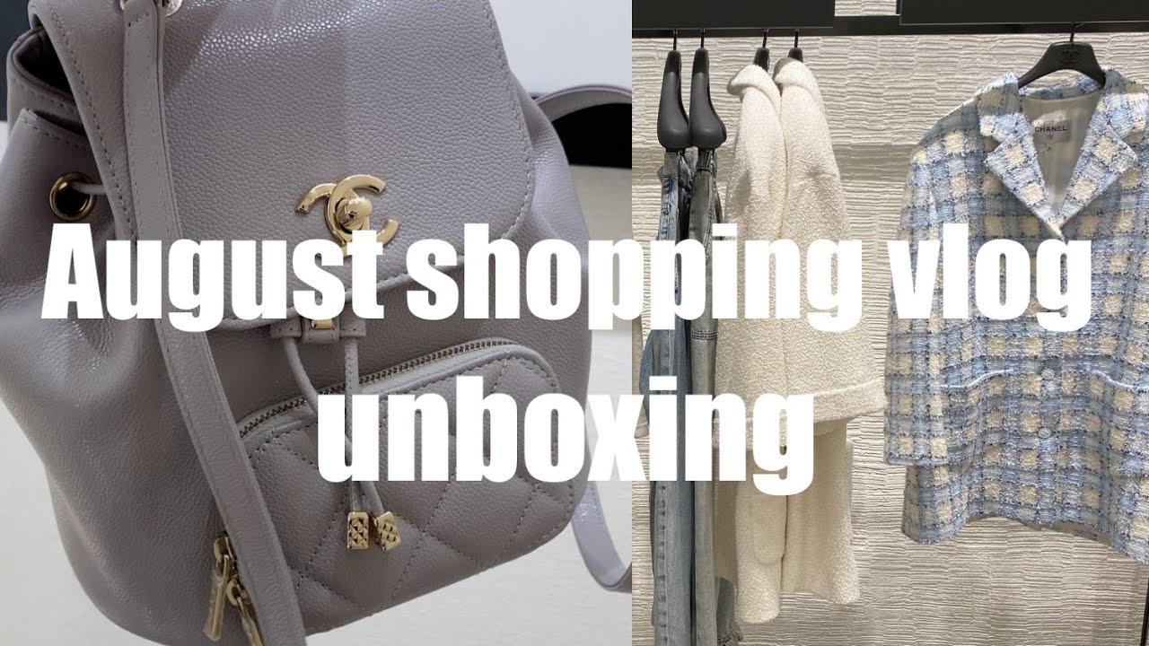 [ENG/SUB]8월의 샤넬 쇼핑 브이로그 & 언박싱 //August shopping vlog & unboxing - YouTube