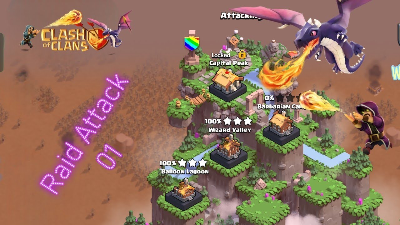 Clash of clans || Raid Attack 01|| Double I Gaming || - YouTube
