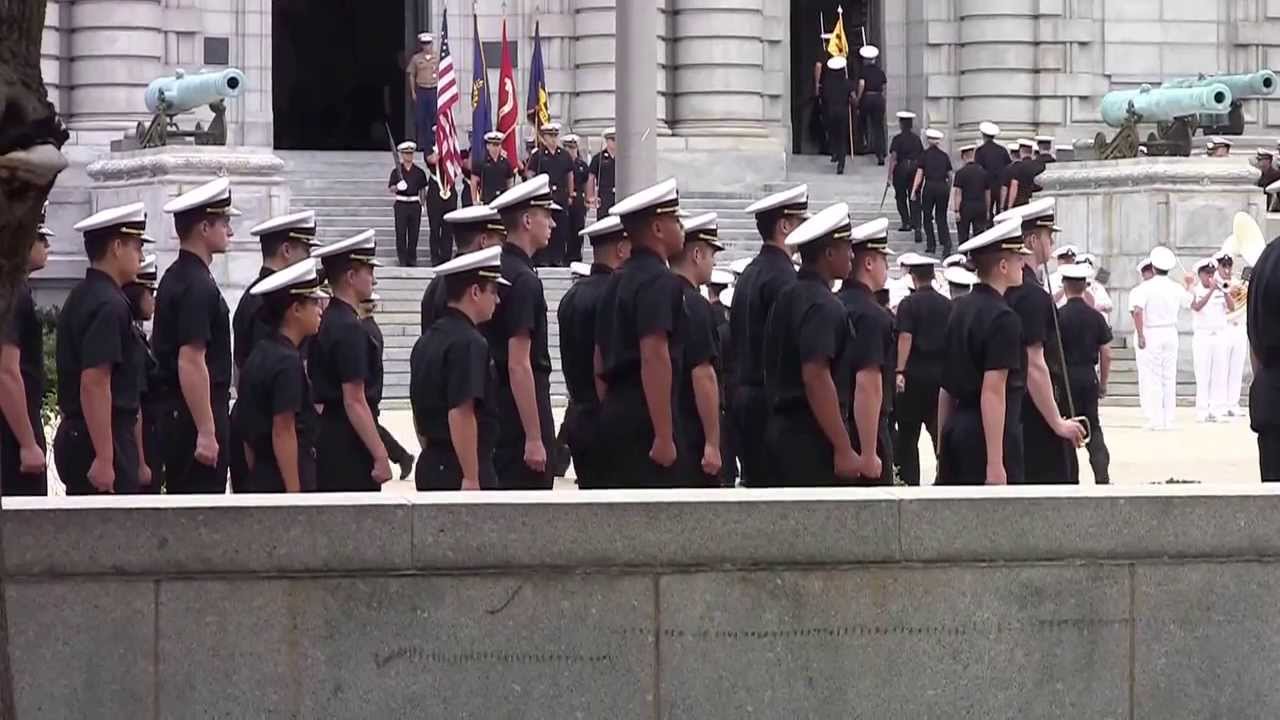 USNA Lunch Formation Sept 2013 - YouTube