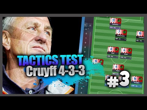 FM17 | Tactics Test | Johan Cruyff 4-3-3 | Football Manager 2017 ...