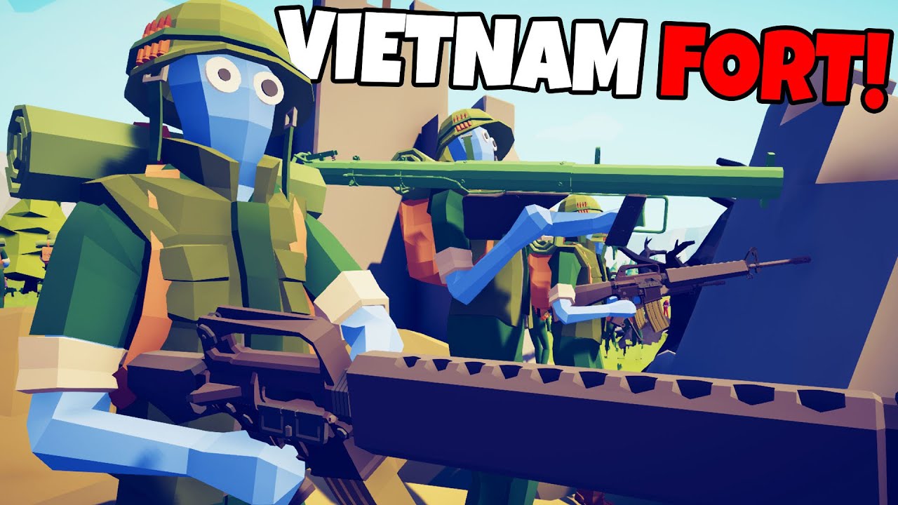 US Marines Defend Vietnam FORT! - TABS: Vietnam War Mod - YouTube