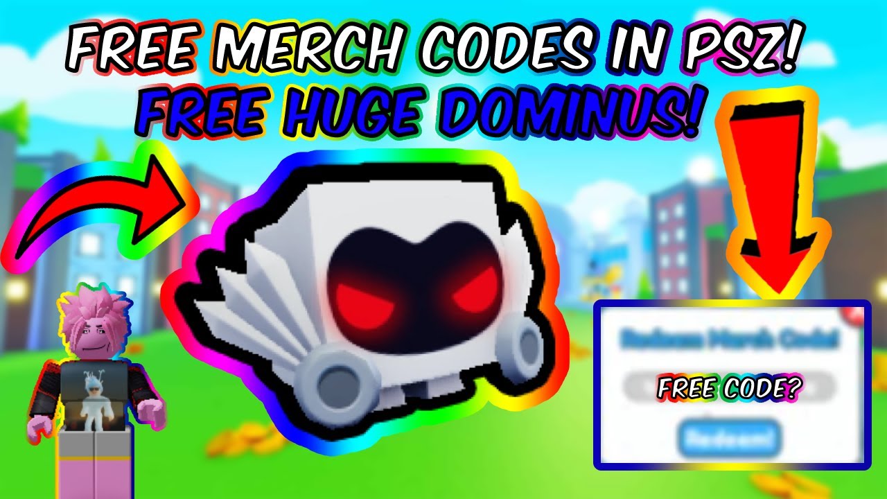 I Redeemed Merch Code In Pet Simulator Z And Got HUGE DOMINUS ...