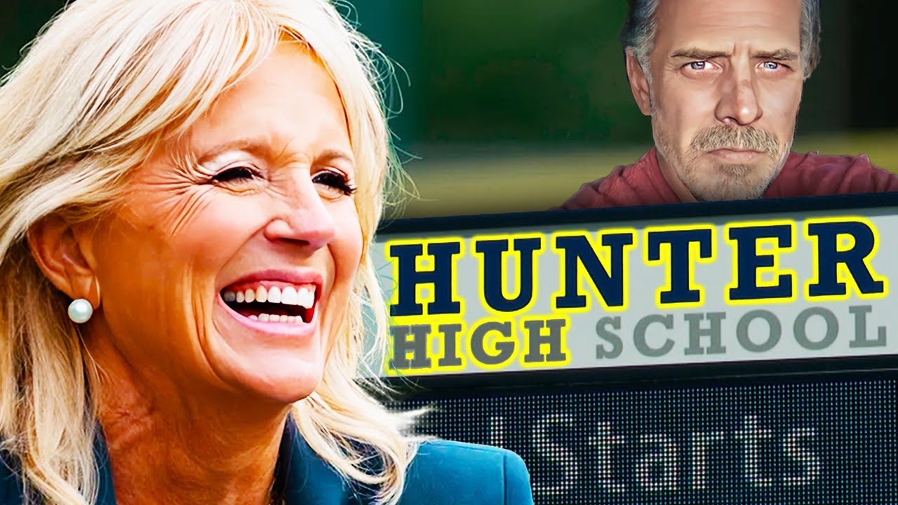 Hunter HIGH School welcomes DOCTOR Jill Biden... - YouTube