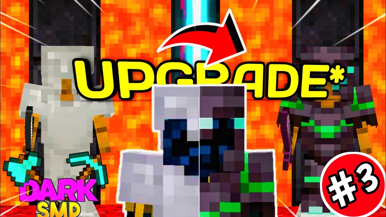 I Made Most Powerfull Netherite Armor in Dark SMP🔥 || Dark SMP || Ep-3 ...