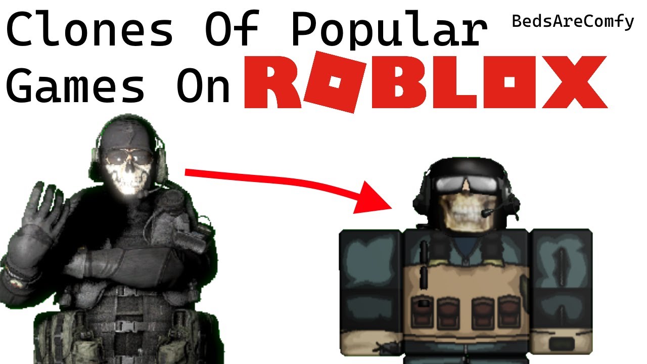 Clones Of Popular Games On ROBLOX - YouTube
