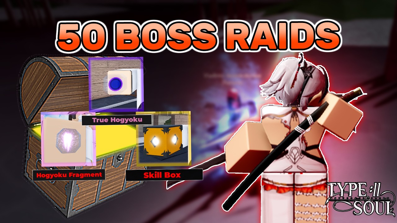 HERE'S WHAT I GOT WITH 50 UNOHANA BOSS RAIDS! | Type Soul - YouTube
