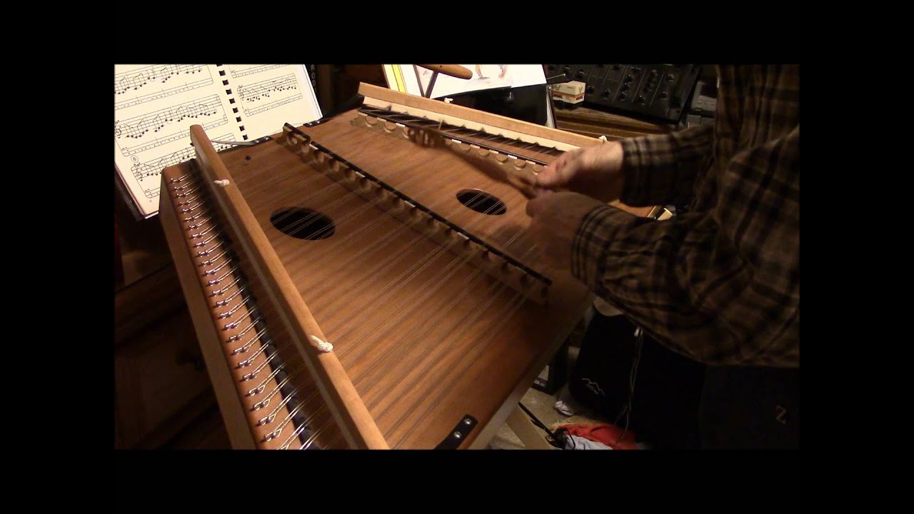 Bouree Caree French Dance on Hammered Dulcimer - YouTube