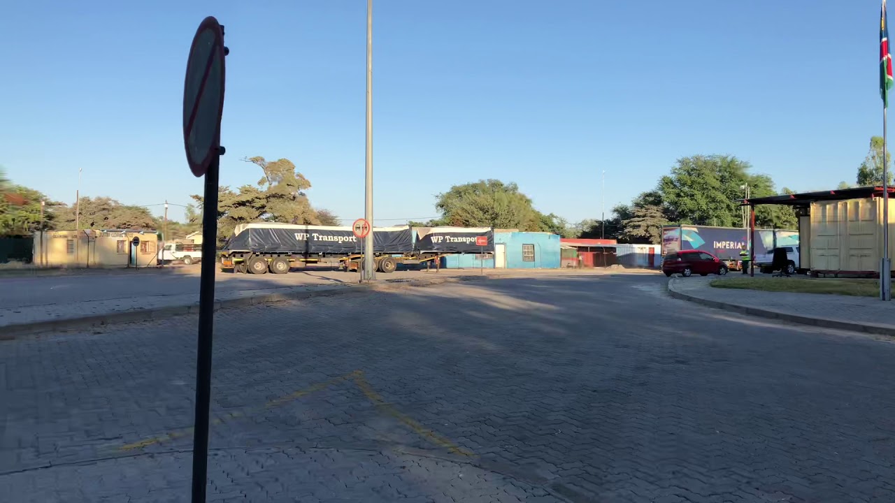 Border Crossing, What It Looks Like To Leave Namibia (Border Crossing ...