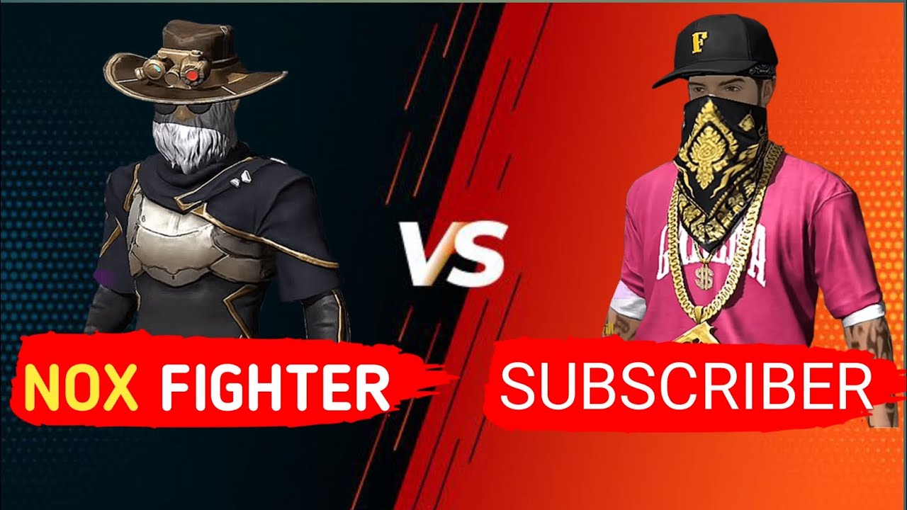 FREE FIRE CUSTOM 1vs1 VIDEO 🥀🥀🥀 NOX FIGHTER. VS SUBSCRIBER. - YouTube