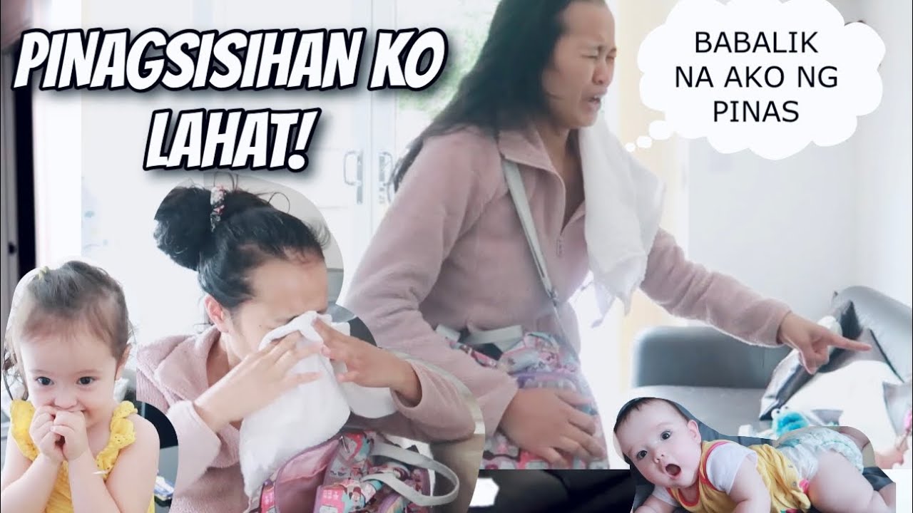 PINAGSISIHAN KO LAHAT! UUWI NA NG PINAS! NAG AWAY KAMI😩FILIPINA BRITISH ...