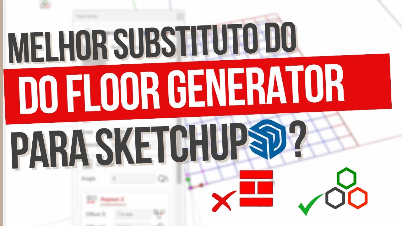 Curic Face Array O Novo Plugin Gratuito Que Substitui O Floor Generator No Sketchup Youtube