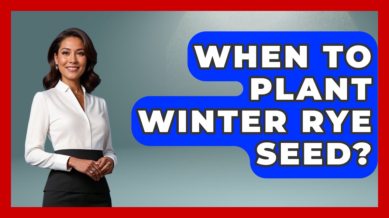 When To Plant Winter Rye Seed? - The Plant Enthusiast - YouTube