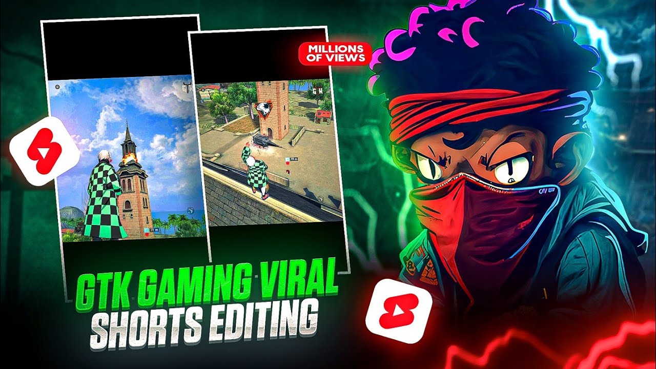 GTK Gaming Viral Short Video Editing Tutorial 🤯 | Edit Short Video Like ...